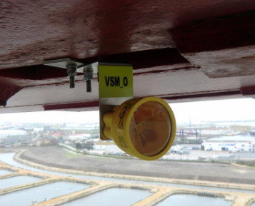 Mining Tunneling Monitoring Reflector Prism With L Shape Bracket and ...