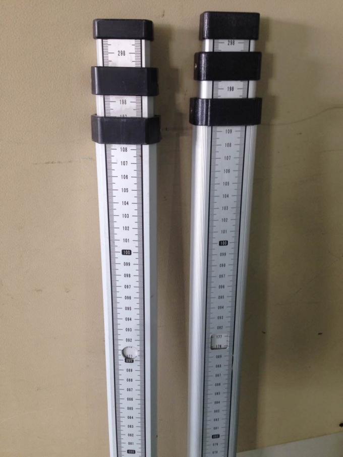 Bubble Aluminium Levelling Staff 3m Telescopic Measuring Staff